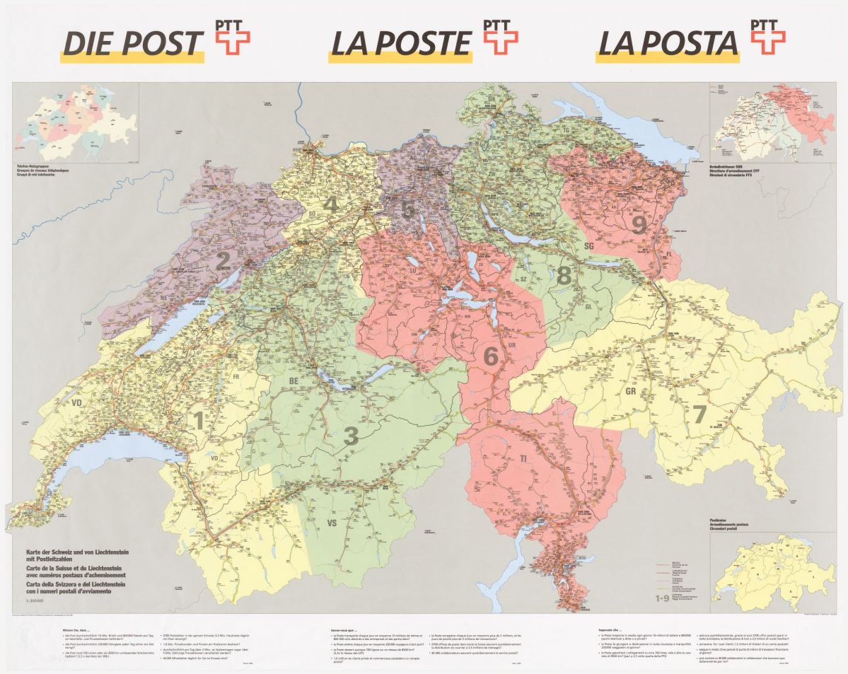 Von 1000 Lausanne bis 9658 Wildhaus: Seit 60 Jahren gibt es ...